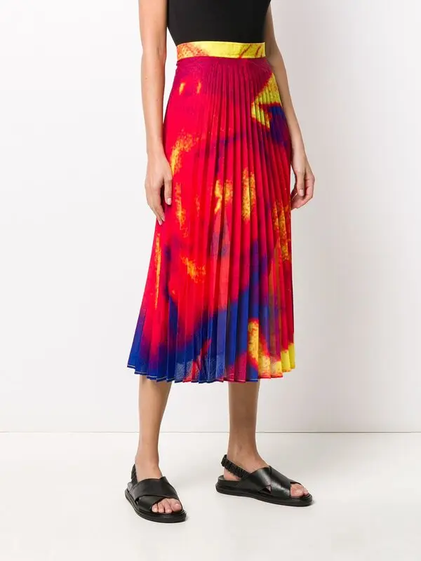THEBE MAGUGU Pleated Midi Skirt