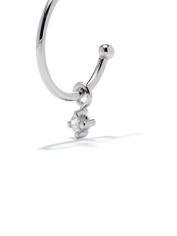 WOUTERS & HENDRIX 18kt Gold Diamond Hoop Earrings