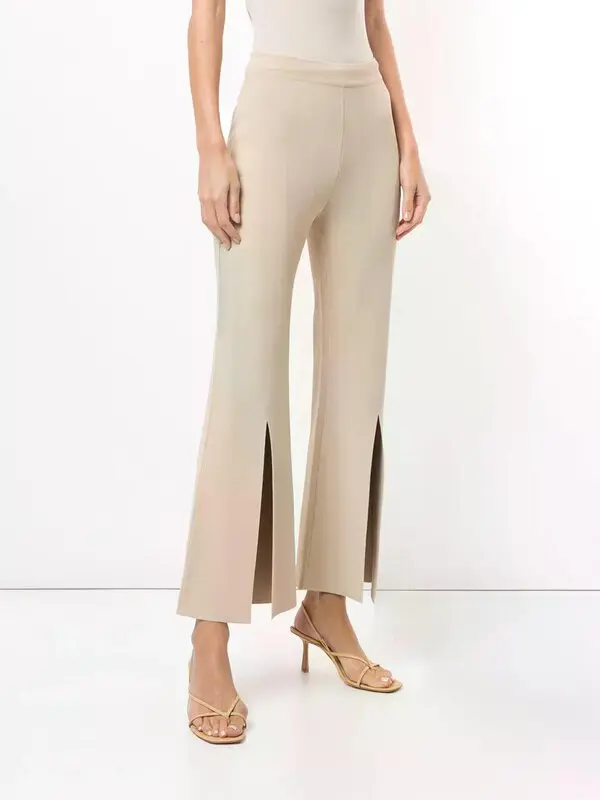 Stella McCartney Slit-front Flared Trousers