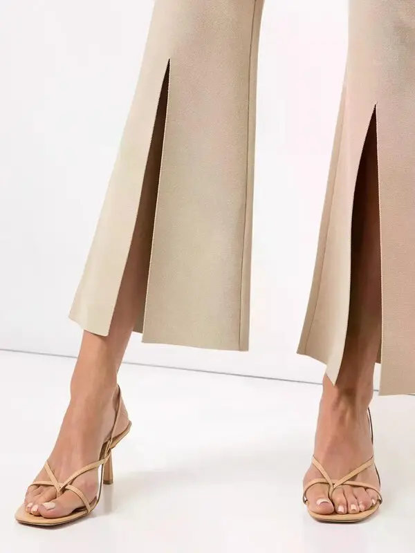 Stella McCartney Slit-front Flared Trousers