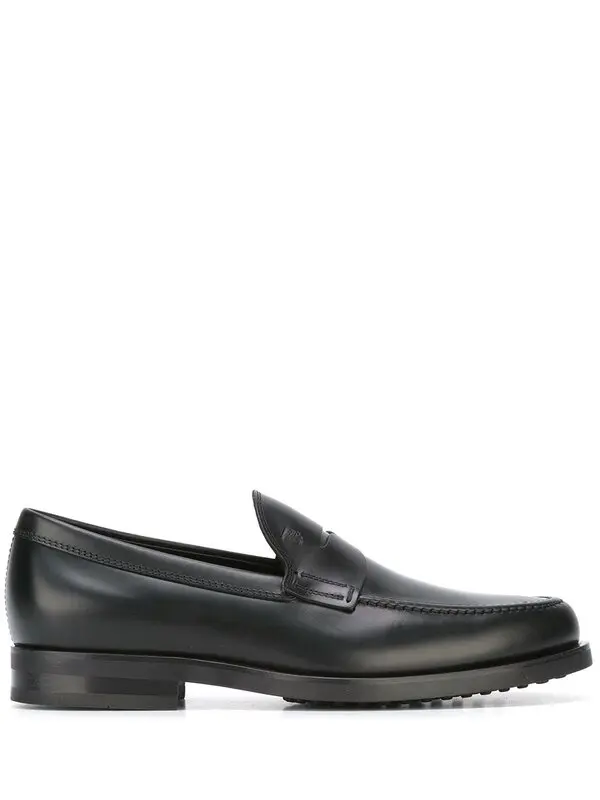 TOD'S Classic Penny Loafers - Black