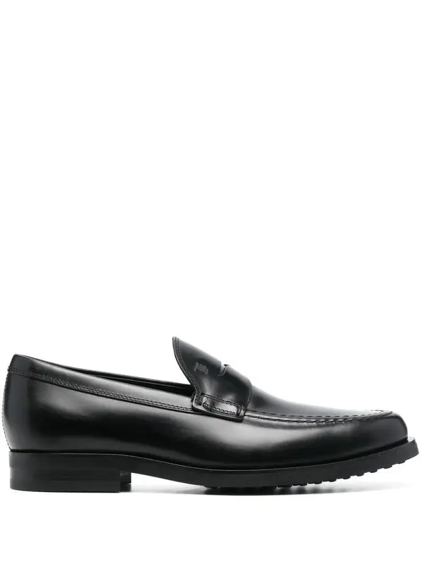 TOD'S Classic Penny Loafers - Black