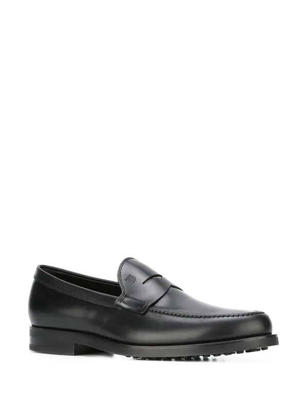 TOD'S Classic Penny Loafers - Black