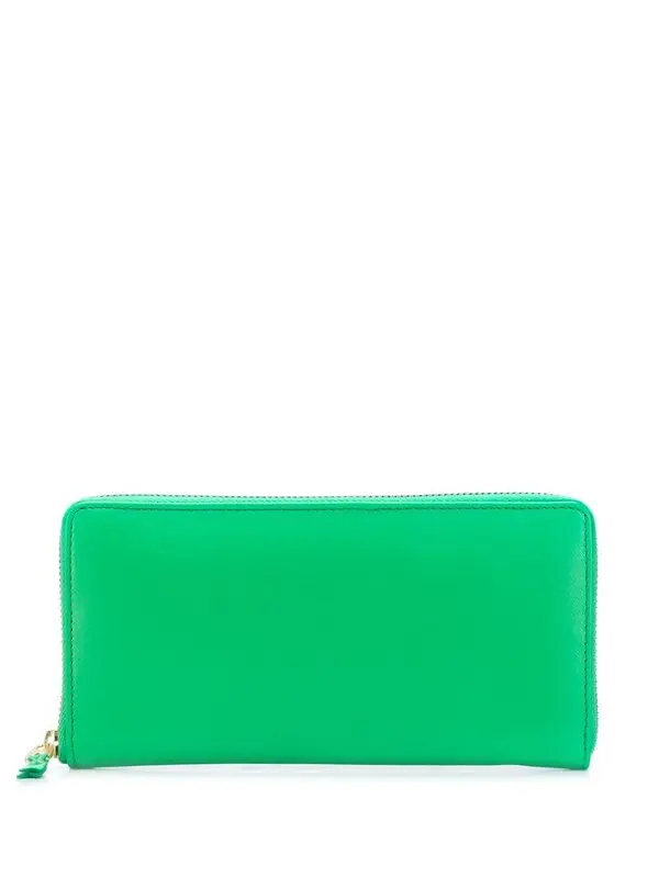 Comme Des Garçons All Around Zip Wallet - Green
