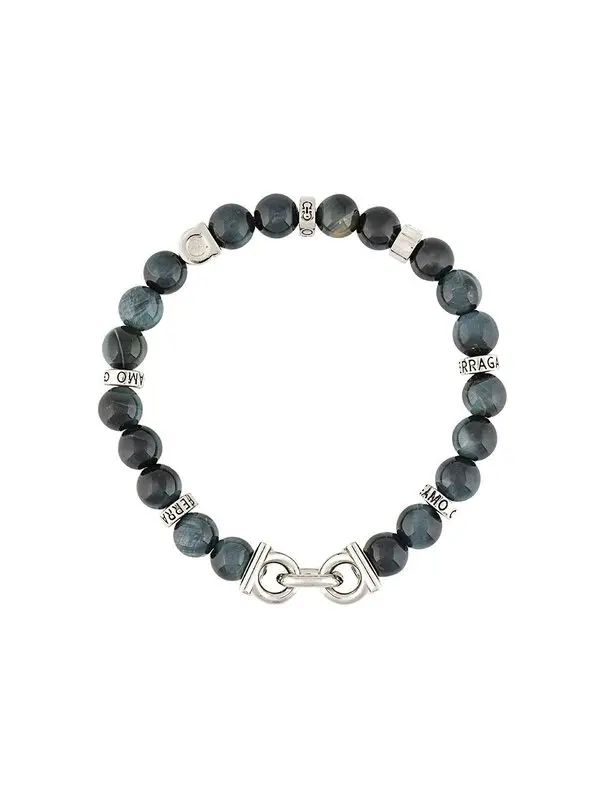 FERRAGAMO Semi-precious Stone And Gancini Bracelet