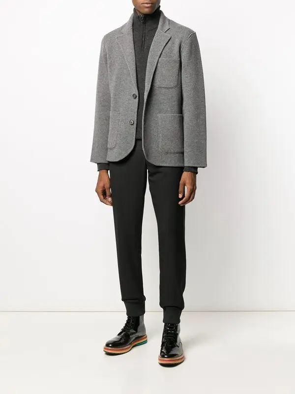 Pringle Of Scotland Fine Knit Zipped Sweater - Grey
