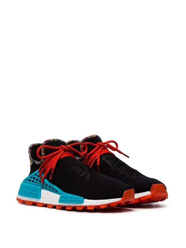 Adidas X Pharrell Williams Solar Hu Nmd Inspiration Pack Sneakers - Black