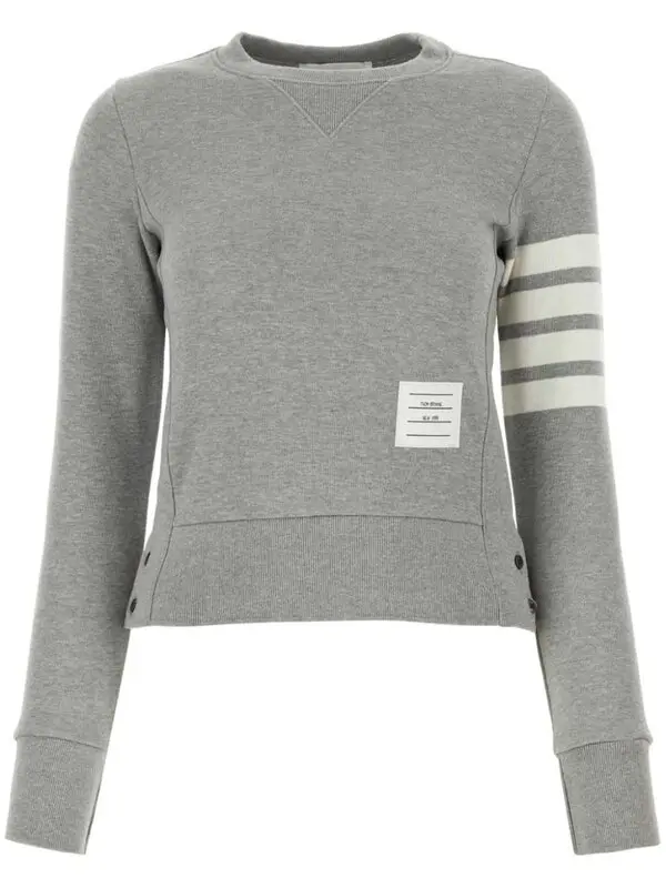 Thom Browne Classic Loopback 4-bar Sweatshirt - Grey