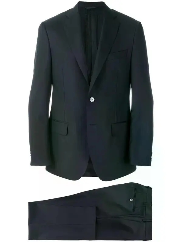DELL'OGLIO Slim-fit Tailored Suit - Blue
