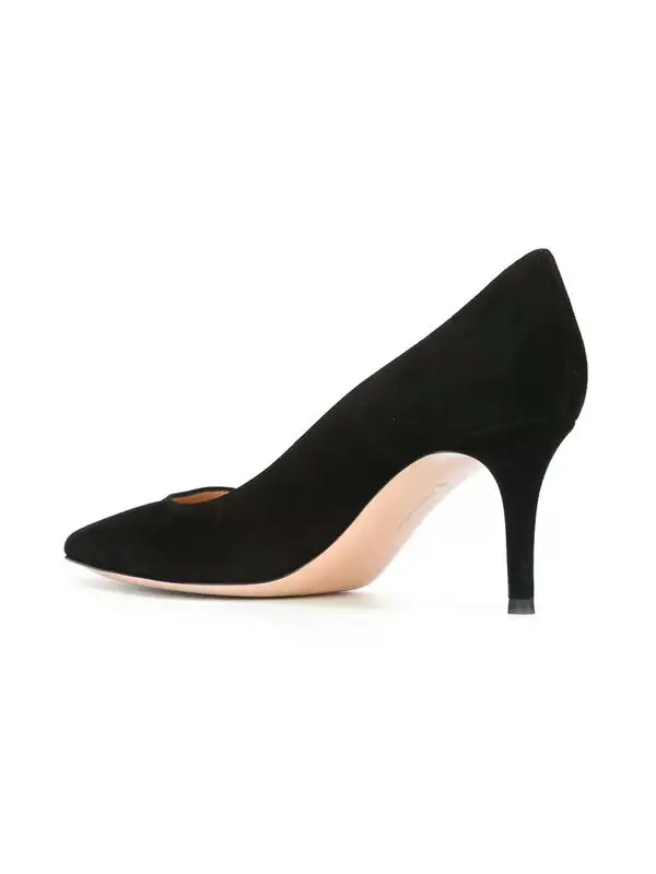 GIANVITO ROSSI 70mm Suede Pumps - Black