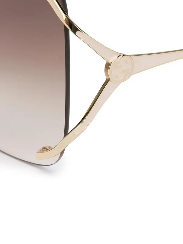 Gucci Navigator Frame Sunglasses