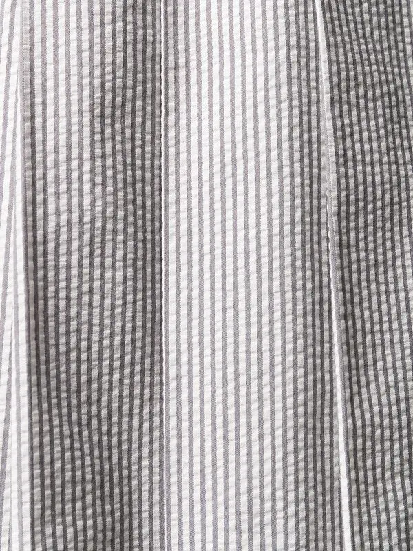 Thom Browne Seersucker Pleated Skirt