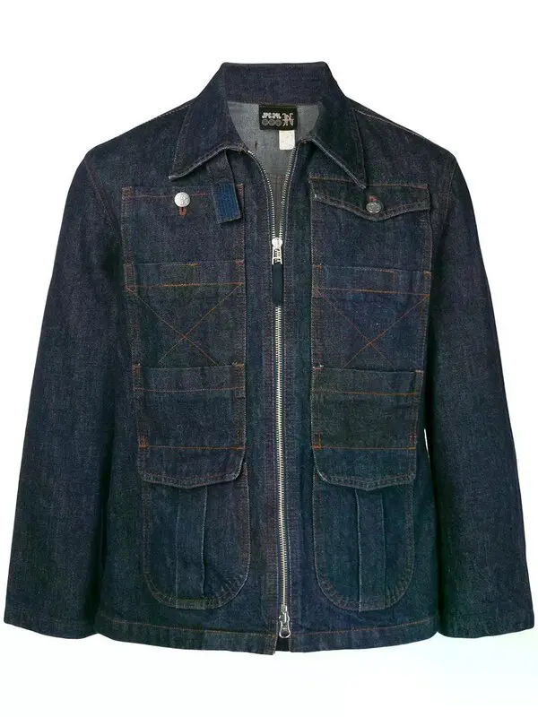 JEAN PAUL GAULTIER Zipped Denim Jacket