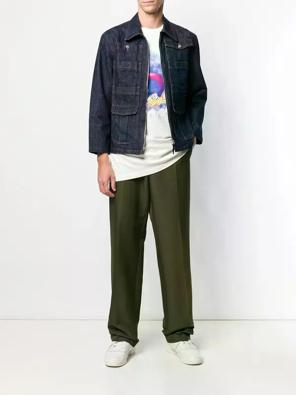 JEAN PAUL GAULTIER Zipped Denim Jacket