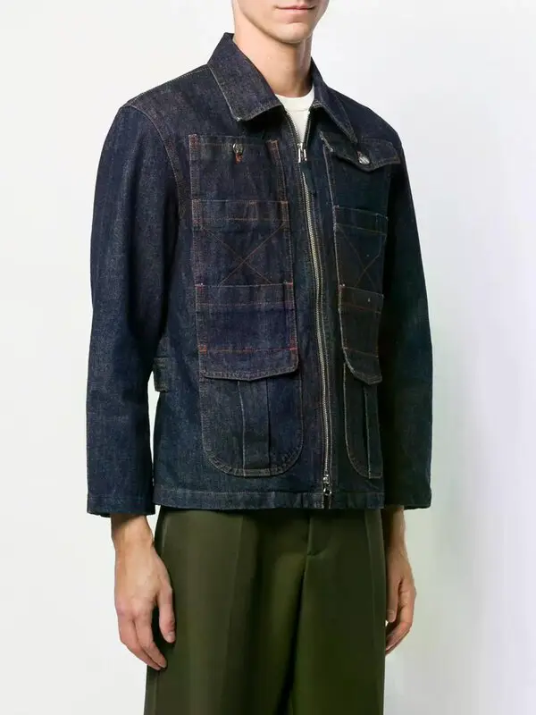 JEAN PAUL GAULTIER Zipped Denim Jacket
