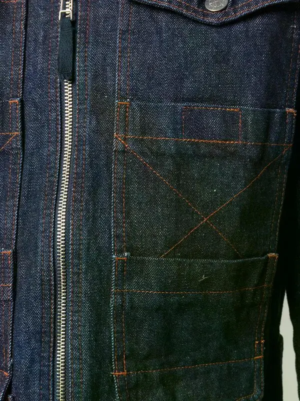 JEAN PAUL GAULTIER Zipped Denim Jacket