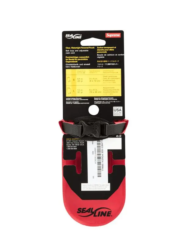 Supreme Sealline See Pouch Small - Red