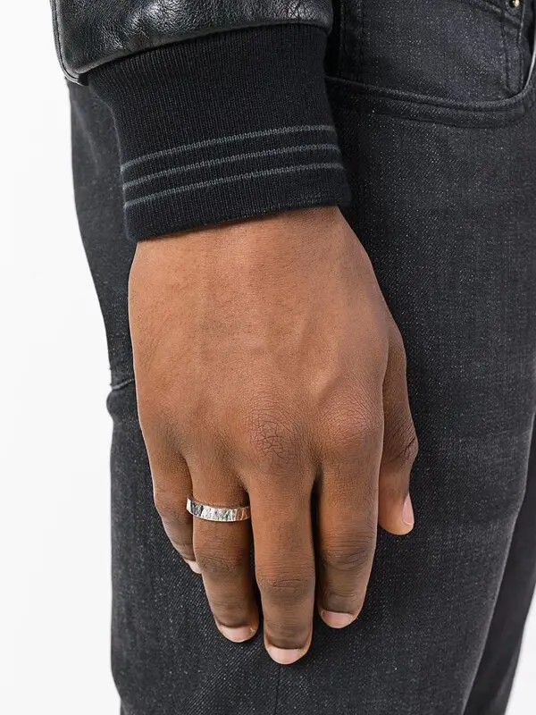 Emanuele Bicocchi Hammered Band Ring