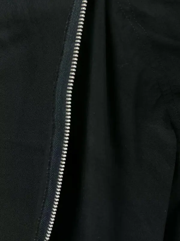 Comme Des Garçons Zip Detail Long Skirt