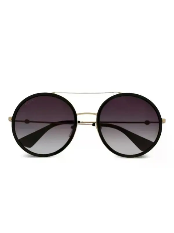 Gucci Round-frame Sunglasses - Gold