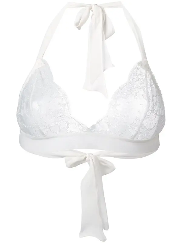 GILDA & PEARL Ava Boudoir Bra - White