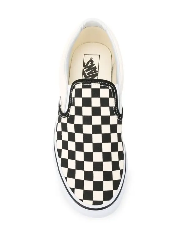 VANS Checkerboard Classic Slip-on Sneakers - White