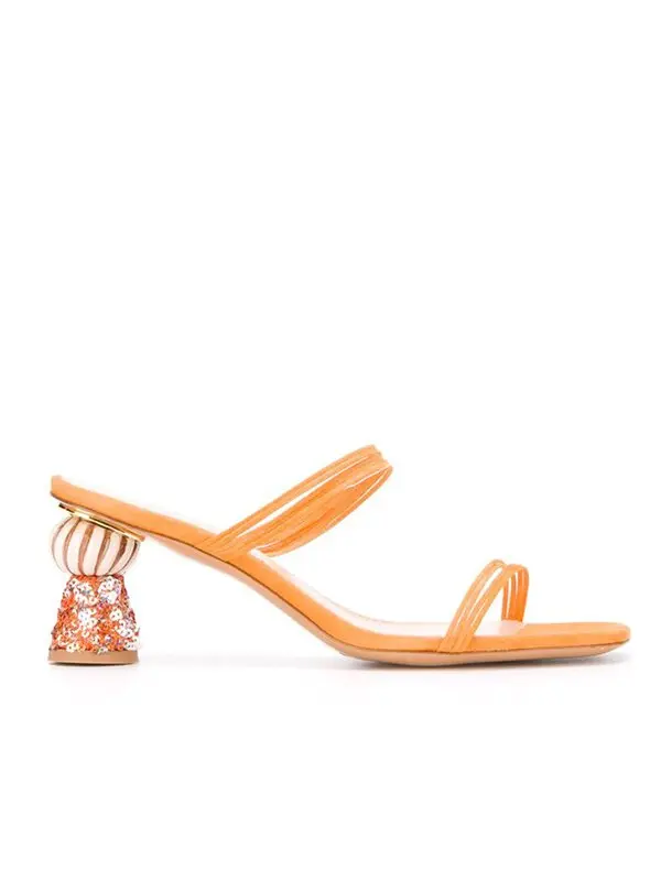 Jacquemus Les Vallena 75mm Mules