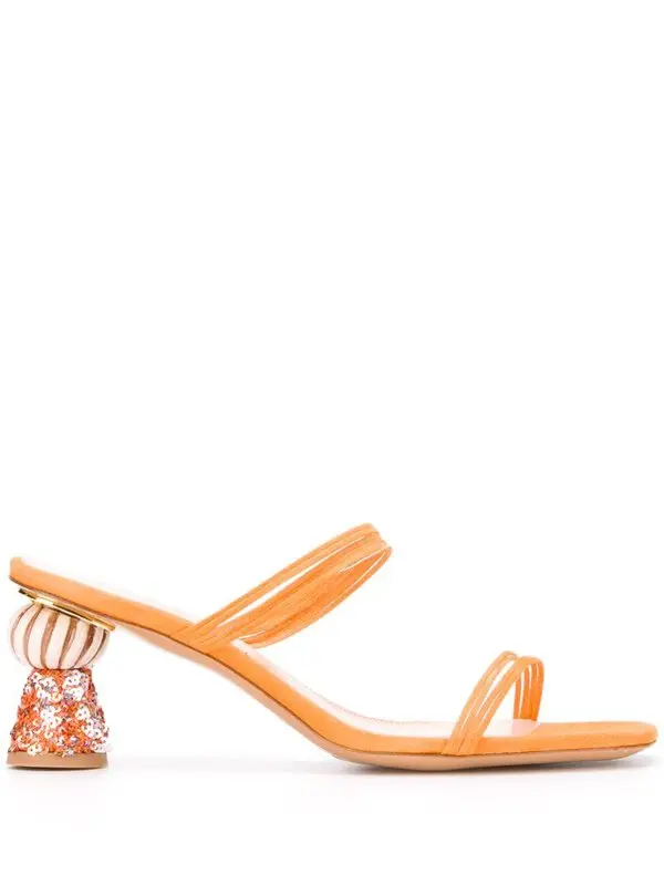 Jacquemus Les Vallena 75mm Mules
