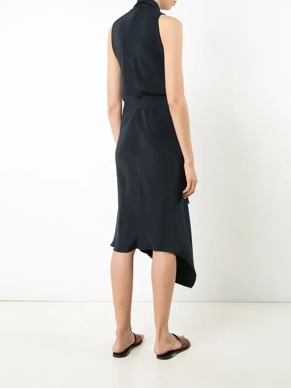 PETER COHEN Victor Wrap-style Dress - Blue