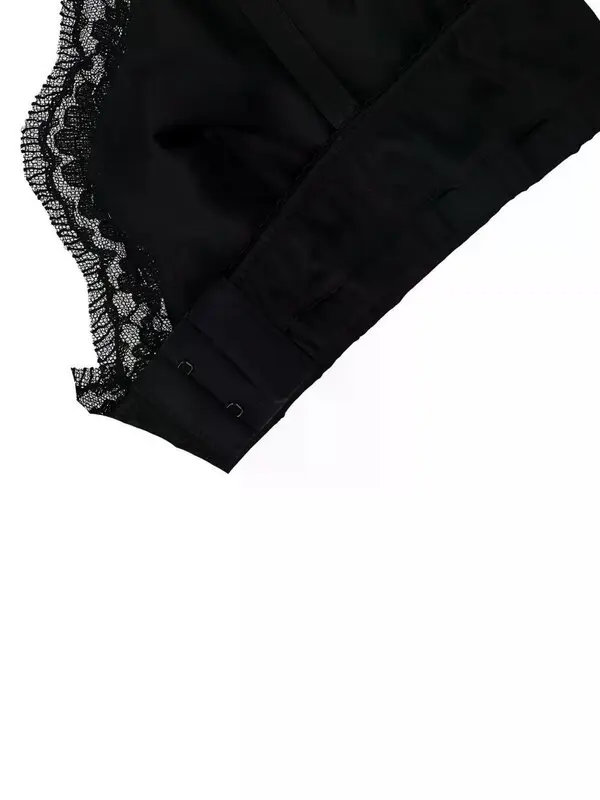Dolce & Gabbana Lace-detail Triangle Bra - Black