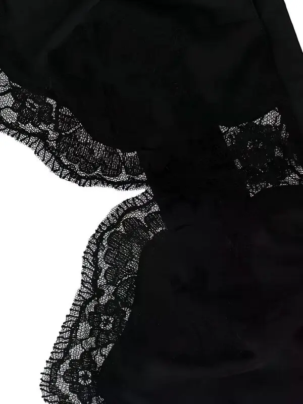 Dolce & Gabbana Lace-detail Triangle Bra - Black