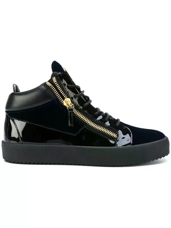 GIUSEPPE ZANOTTI Kriss Hi-top Sneakers - Blue