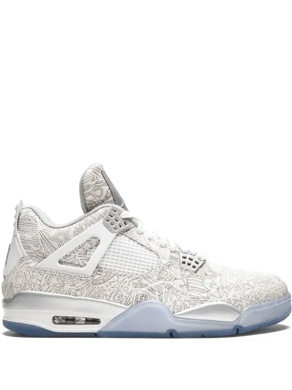 JORDAN Air 4 Retro Laser 30th Anniversary Sneakers - White