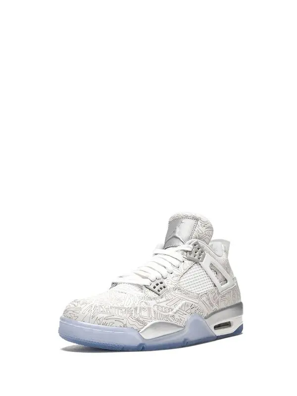 JORDAN Air 4 Retro Laser 30th Anniversary Sneakers - White