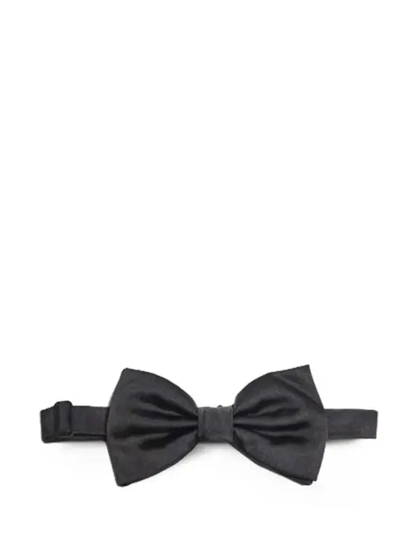 Dolce & Gabbana Silk Bow Tie - Black