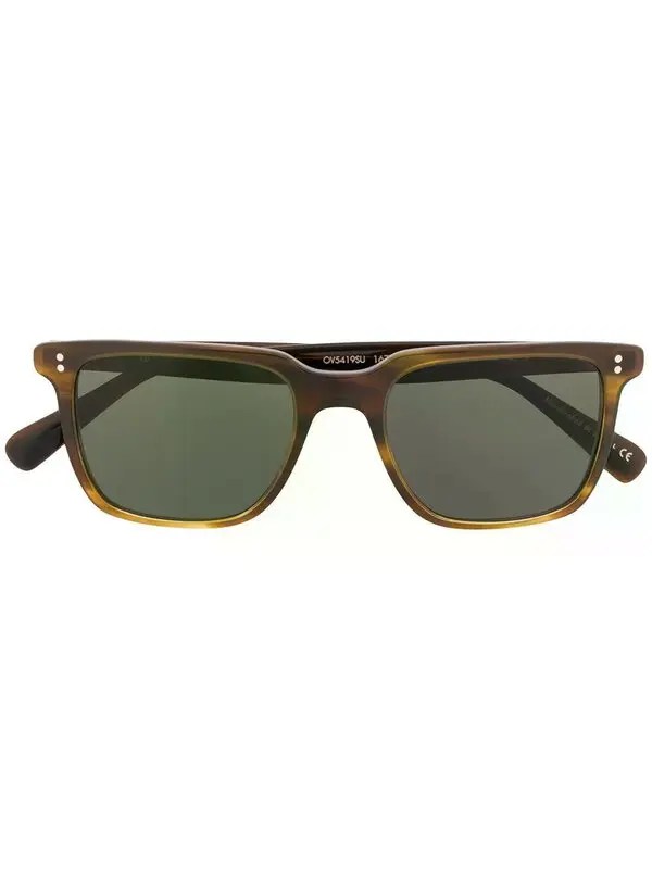 Oliver Spencer Lachman Polarized Sunglasses - Brown