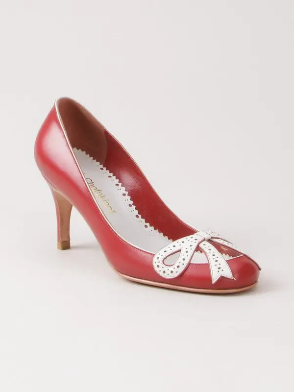 STUDIO CHOFAKIAN Mid-heel Pumps - Red
