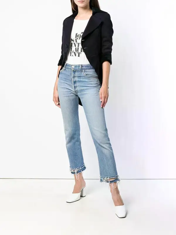 Comme Des Garçons Wide Lapel Tail Jacket