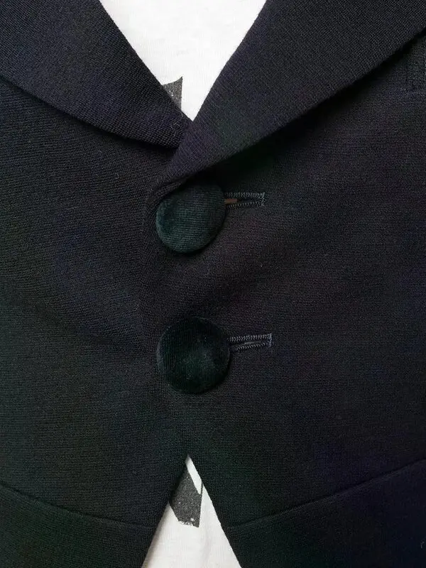 Comme Des Garçons Wide Lapel Tail Jacket