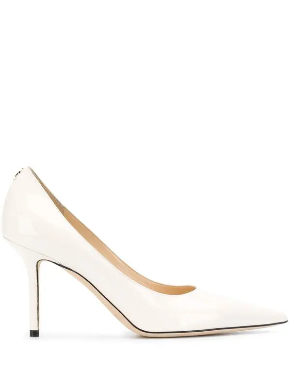 JIMMY CHOO 85mm Love Pumps - White