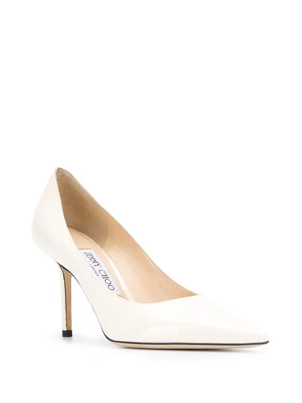 JIMMY CHOO 85mm Love Pumps - White