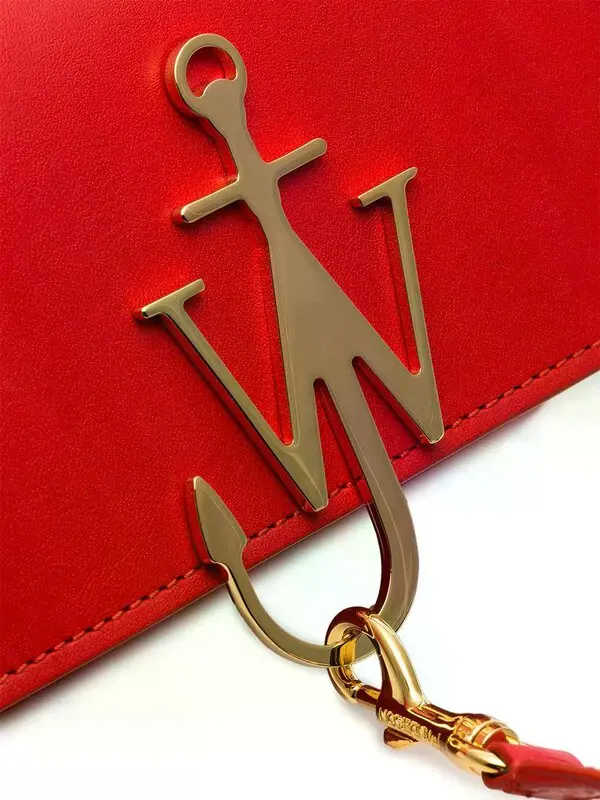 JW Anderson Anchor Logo Shoulder Bag - Red