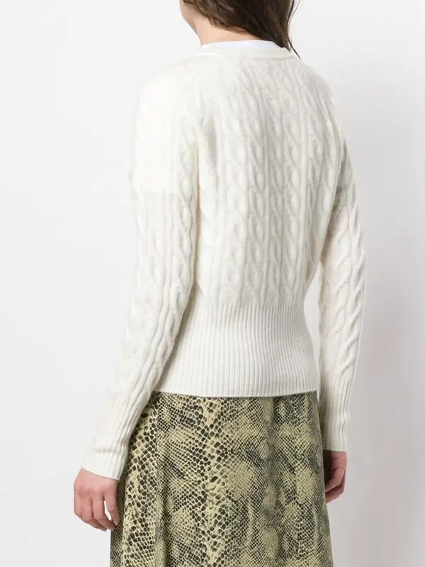 N.peal Cable Knit Cardigan