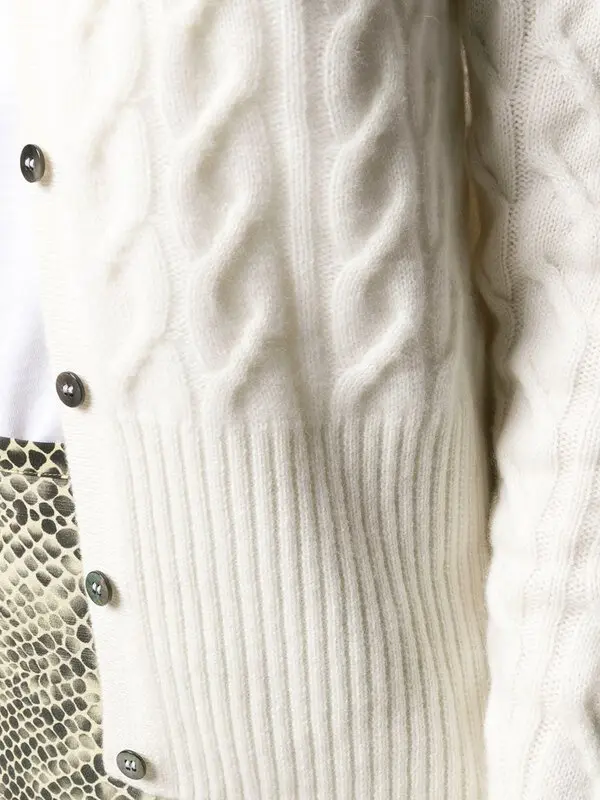 N.peal Cable Knit Cardigan