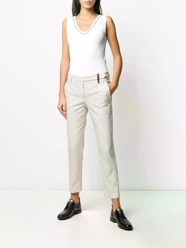 Brunello Cucinelli Tapered Cigarette Trousers