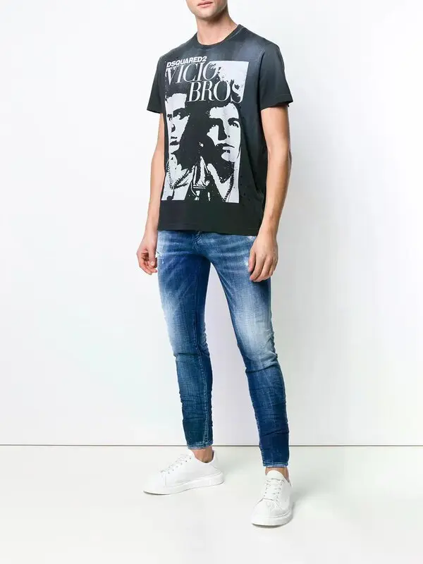 Dsquared2 Vicious Bros Loose-fit T-shirt