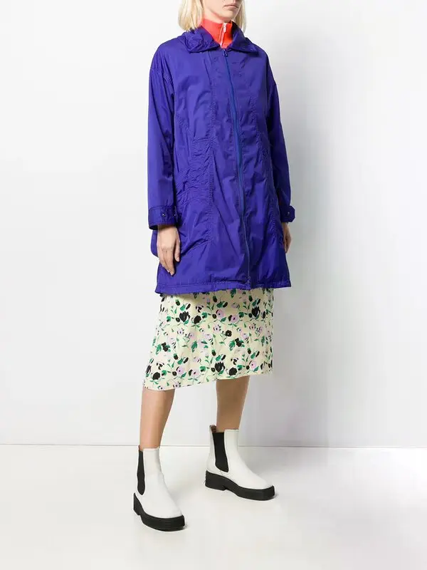 Issey Miyake 2000s Zip-up Raincoat