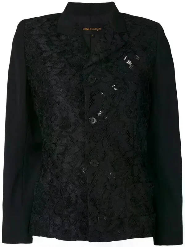 Comme Des Garçons Lace Panel Jacket