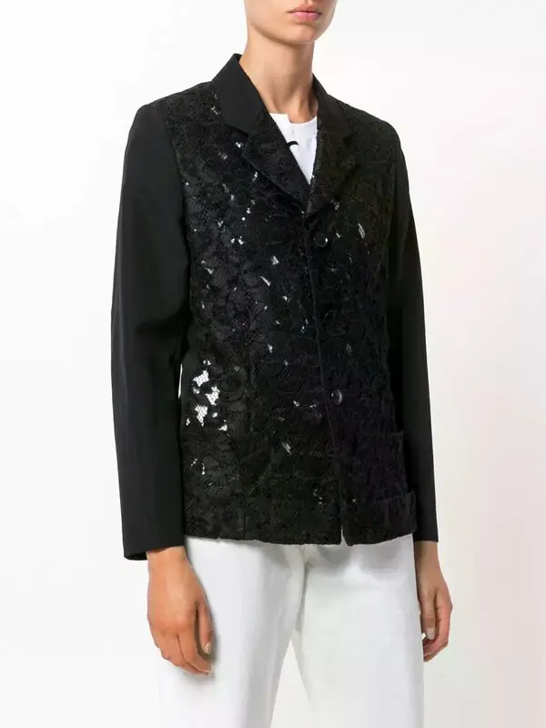 Comme Des Garçons Lace Panel Jacket