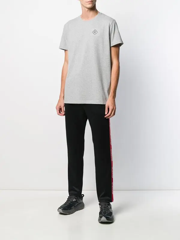 DIESEL® Cotton Blend Track Pants With Knitted Bands